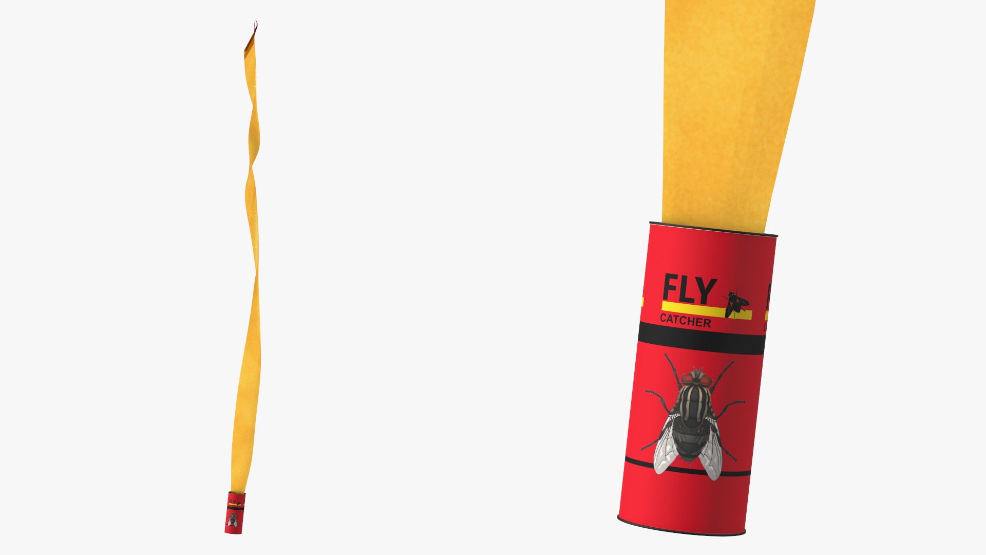 Fly Strips Catcher Opened 3D - TurboSquid 2106159