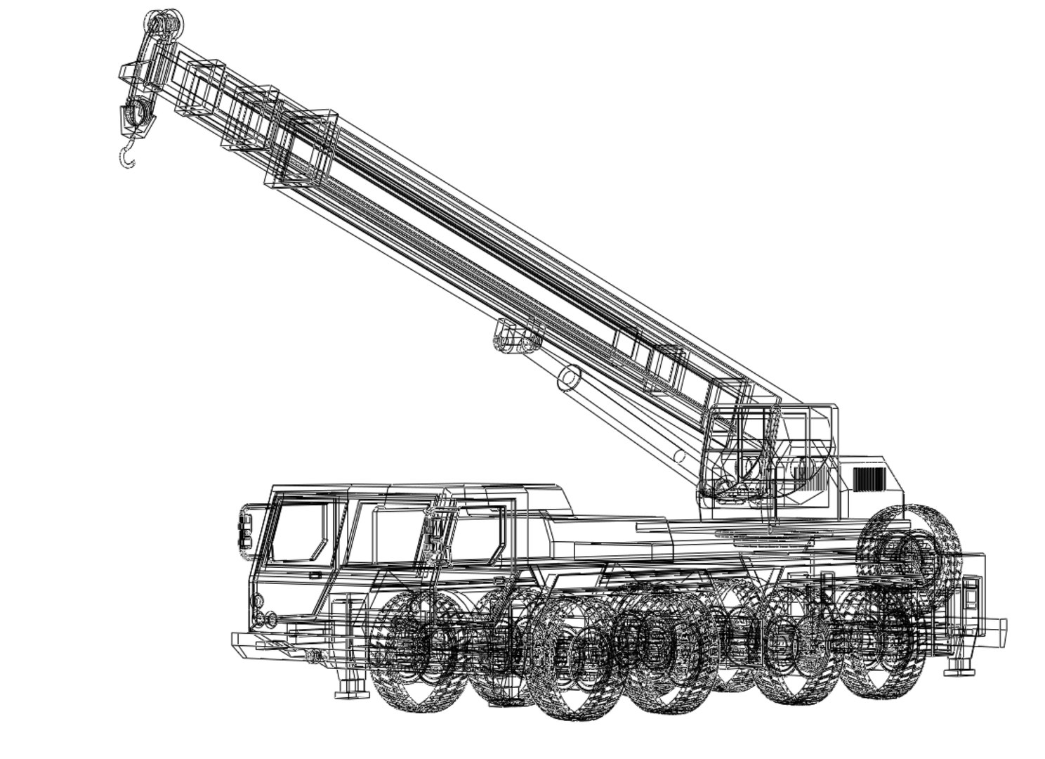 3D RESCUE CRANE TRUCK SAR LIFTING LORRY RIG EMERGENCY DUTY VEHICLE ...