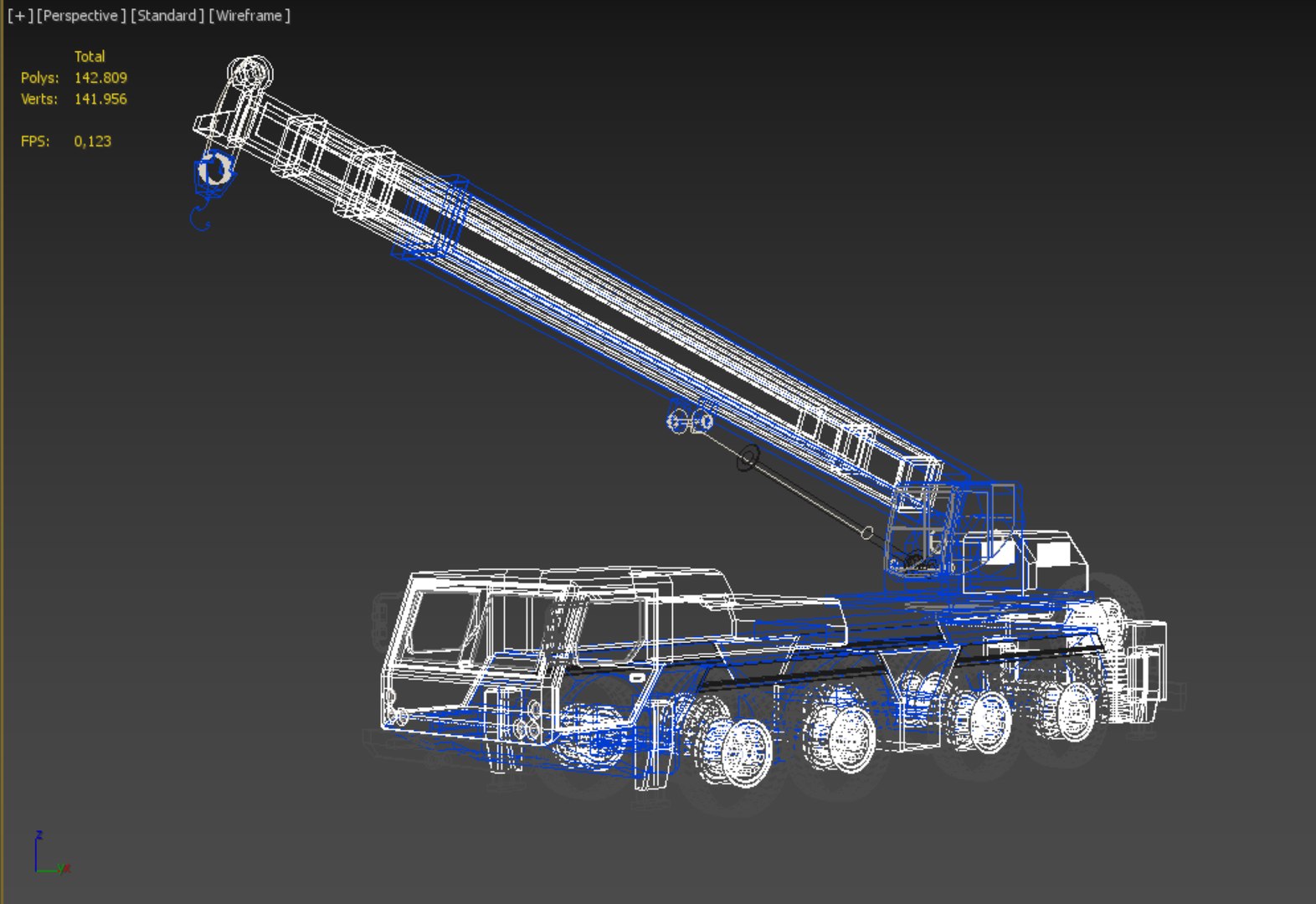 3D RESCUE CRANE TRUCK SAR LIFTING LORRY RIG EMERGENCY DUTY VEHICLE ...