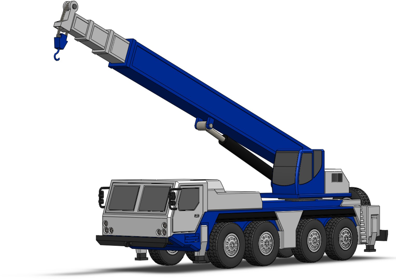 3D RESCUE CRANE TRUCK SAR LIFTING LORRY RIG EMERGENCY DUTY VEHICLE ...