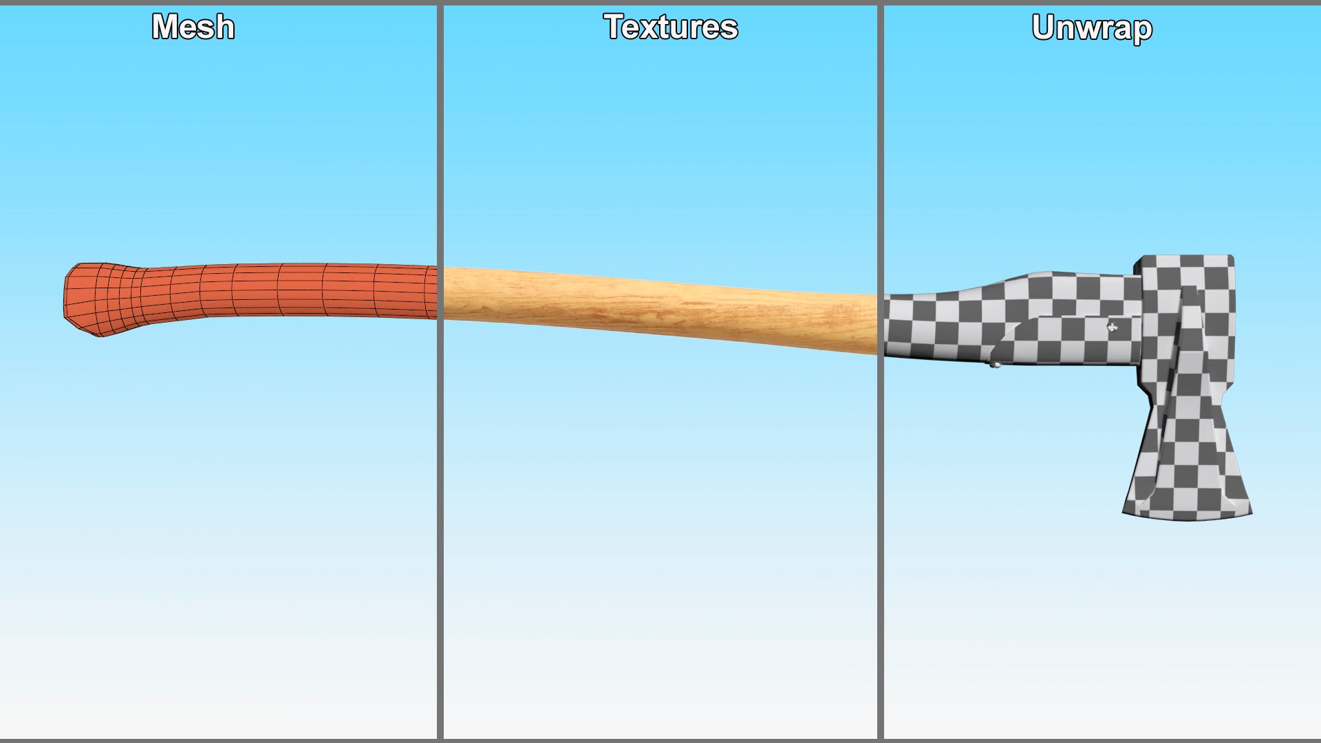 Heavy Log Splitting Axe 3D - TurboSquid 2191662