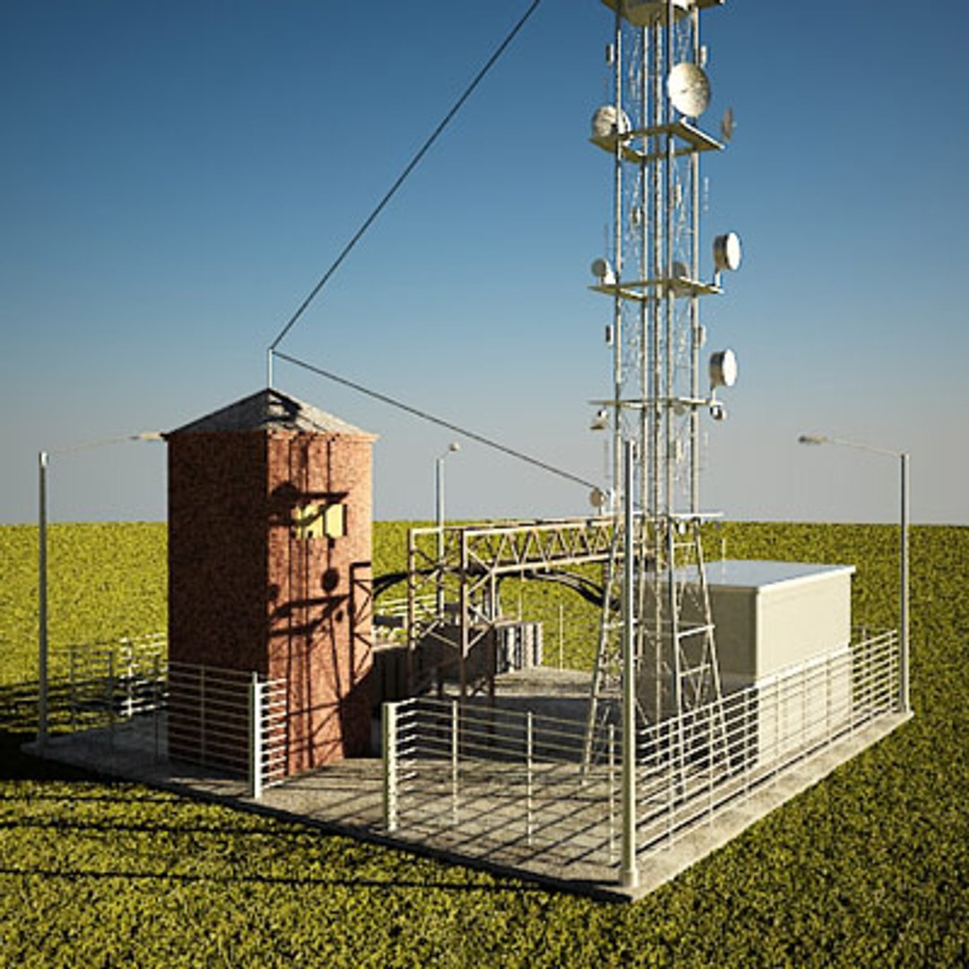 Industrial Outpost 3d Model