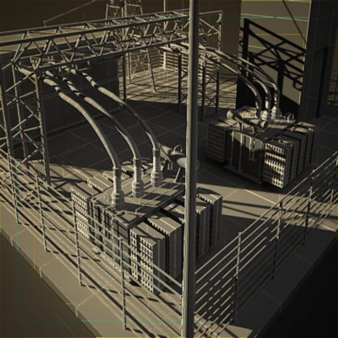 Industrial Outpost 3d Model