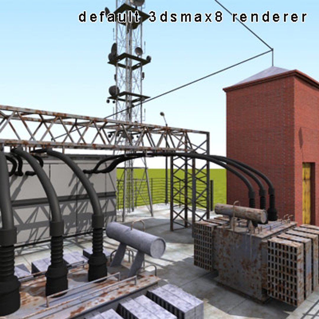 Industrial Outpost 3d Model
