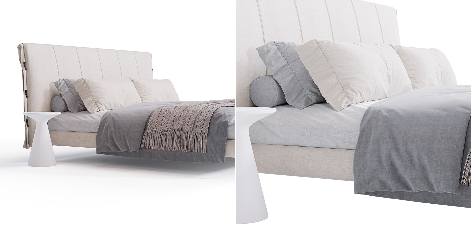 3D Cuff Bed By Bonaldo Model - TurboSquid 2258781