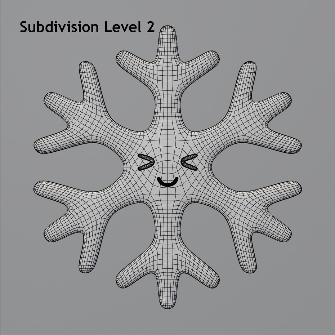 Snowflake Mint Funny Laughing Face With Eyes And Pink Cheeks And Lips ...