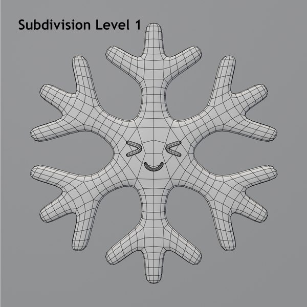 Snowflake Mint Funny Laughing Face With Eyes And Pink Cheeks And Lips ...