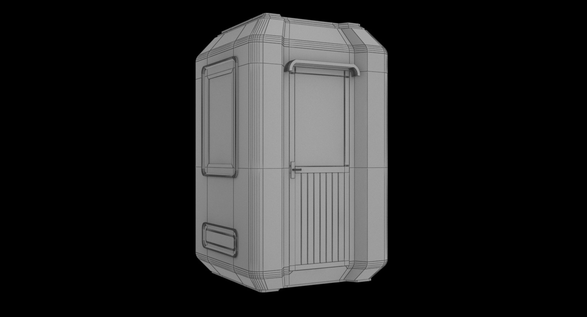 3D Security Booth Model - TurboSquid 1241766