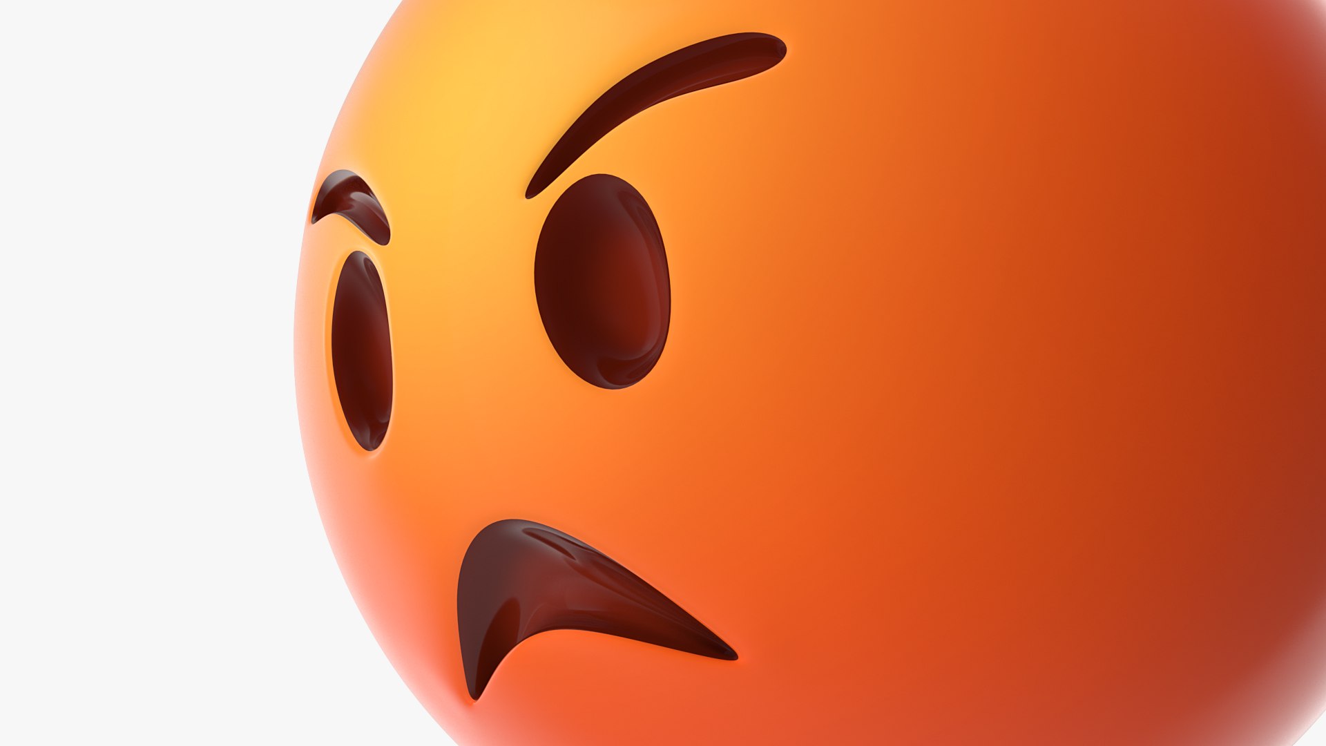 3D Angry Emoji - TurboSquid 1530691
