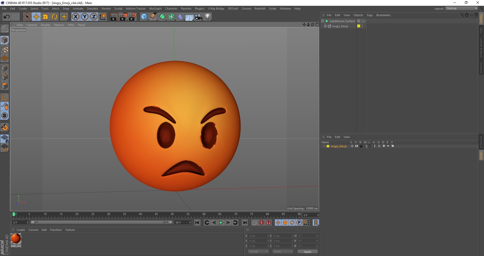 3D Angry Emoji - TurboSquid 1530691