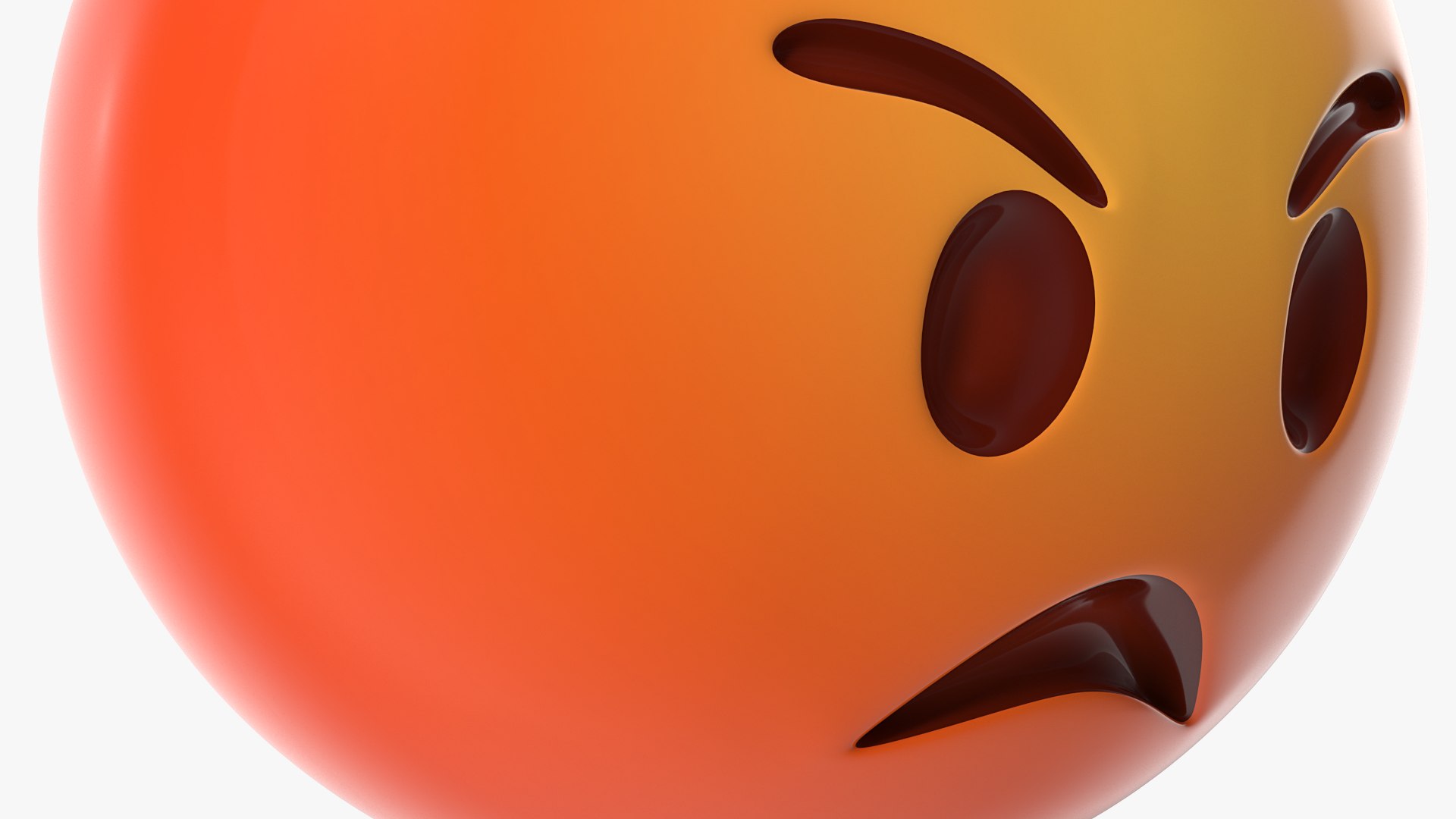 3D Angry Emoji - TurboSquid 1530691