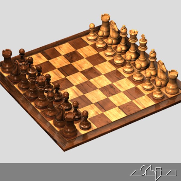 modelo 3d Ajedrez - TurboSquid 388698