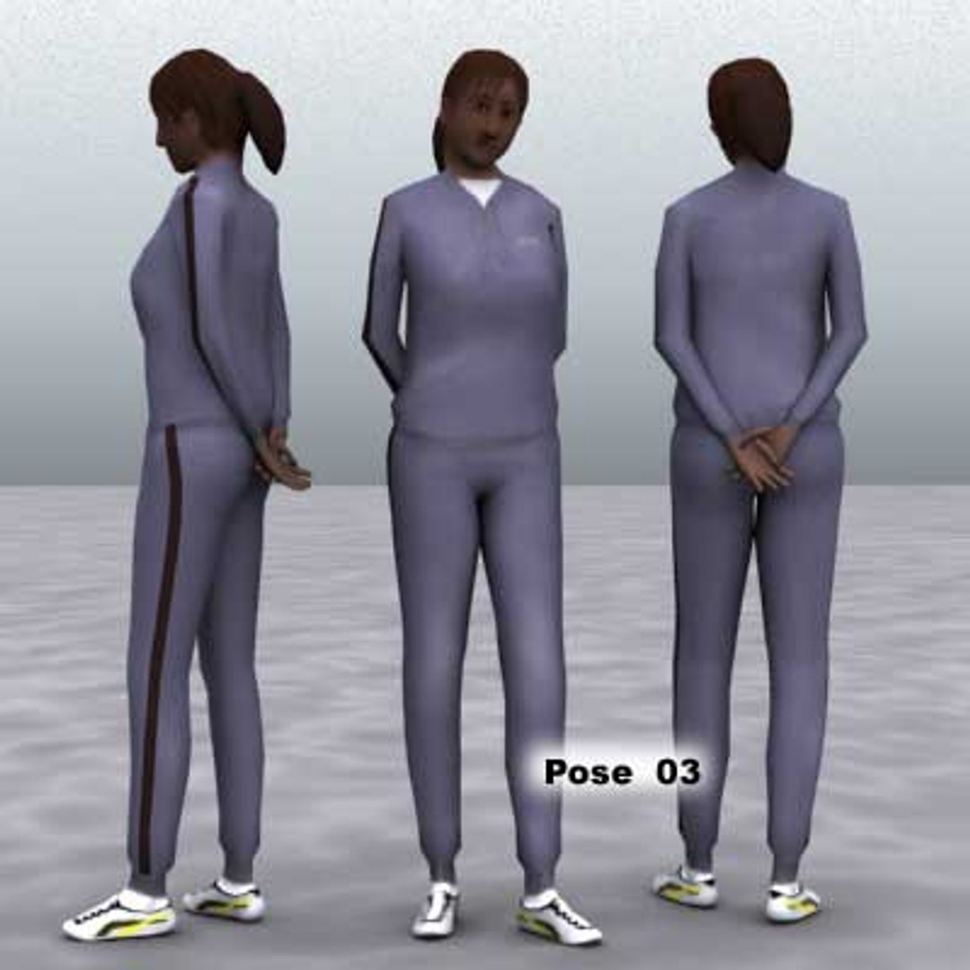 3d Model Human Female Girl