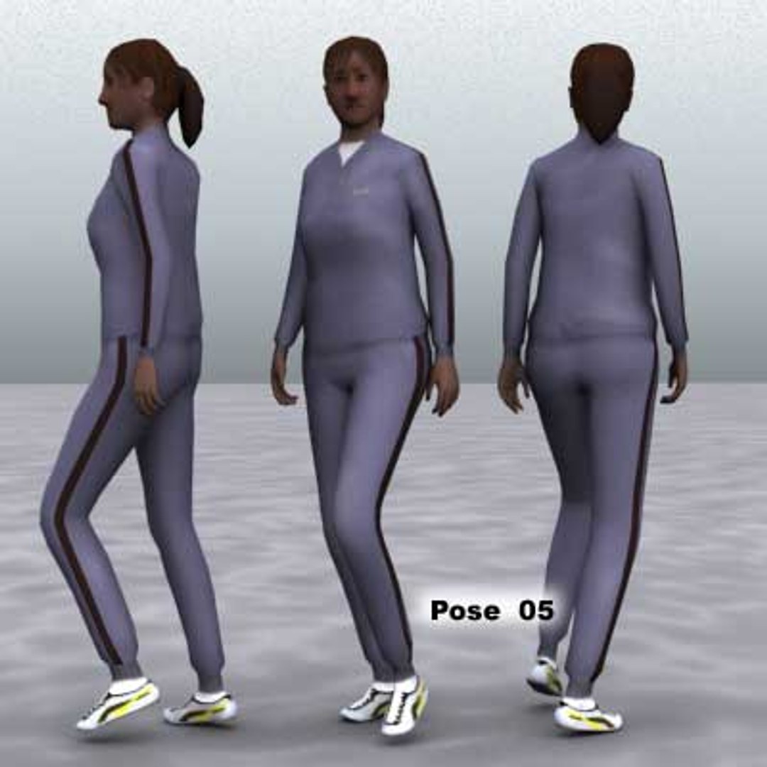 3d Model Human Female Girl