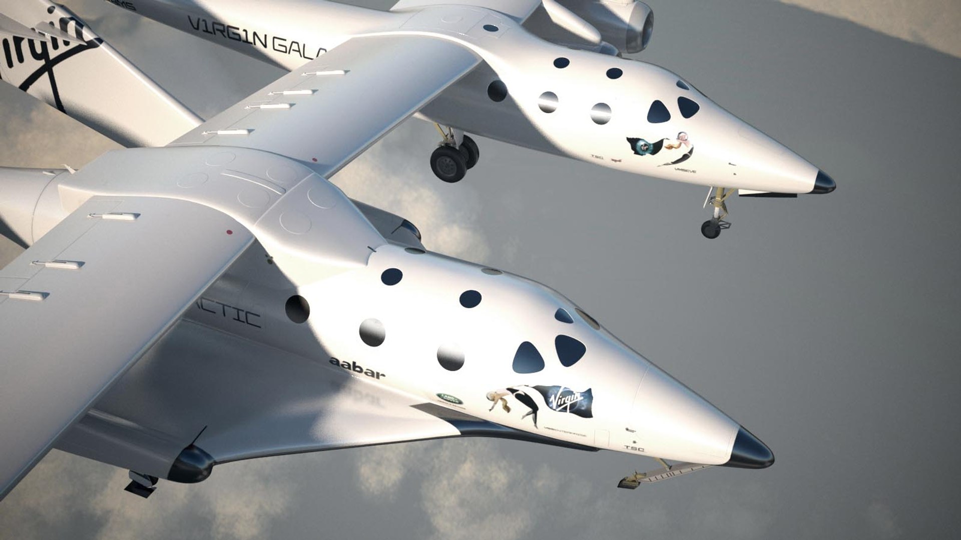 3D Virgin Galactic Shuttle Model - TurboSquid 1156298