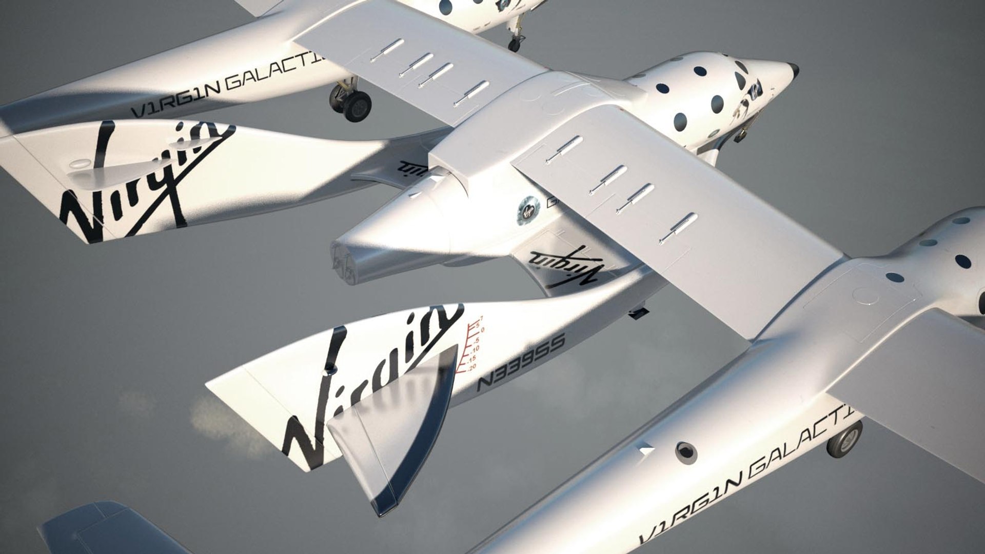 3D Virgin Galactic Shuttle Model - TurboSquid 1156298