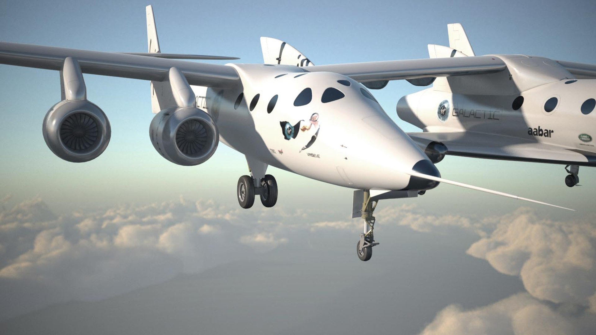 3D Virgin Galactic Shuttle Model - TurboSquid 1156298