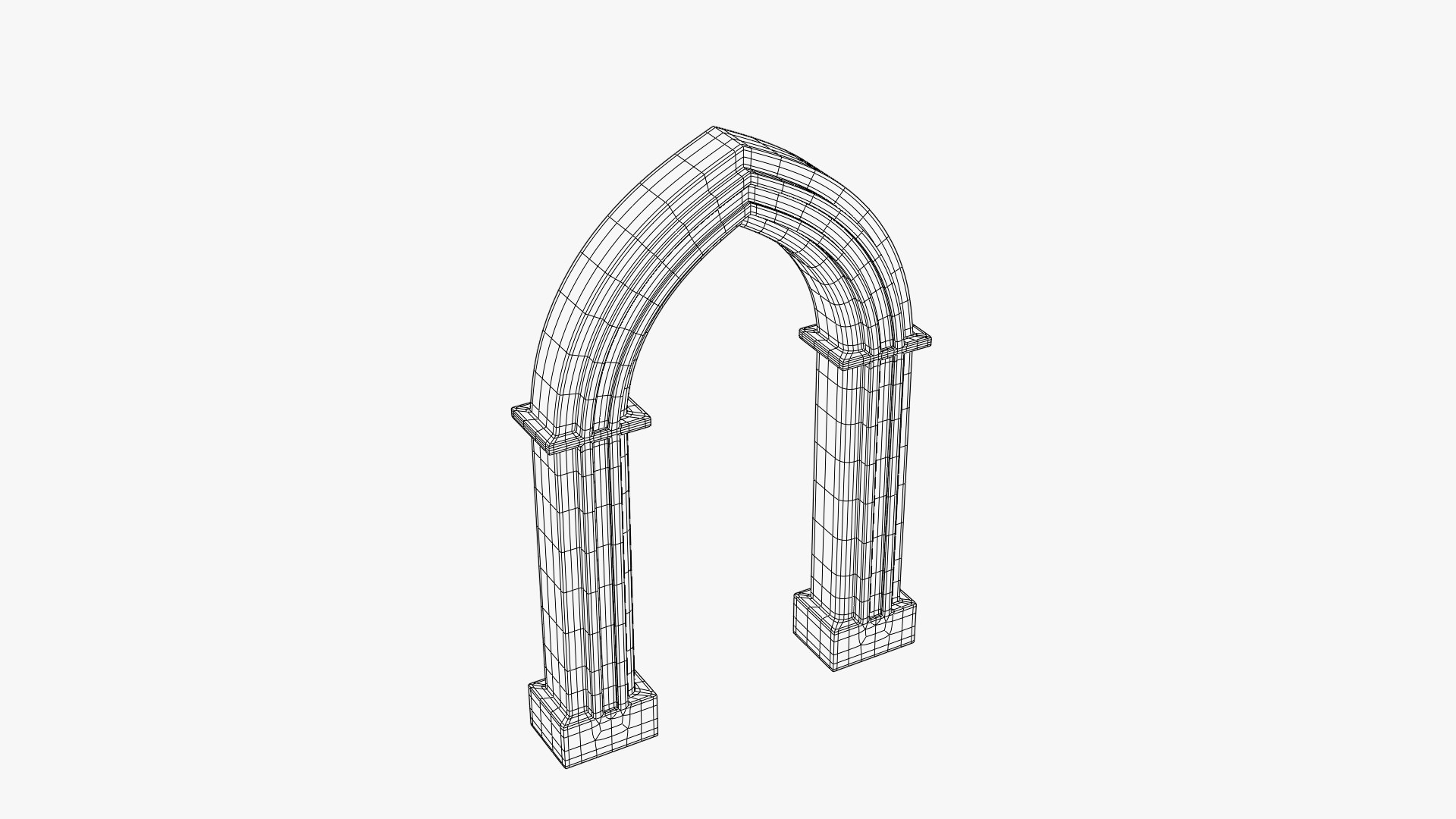 Medieval Gothic Arch 3D Model 3D Model 3D Model - TurboSquid 2386896