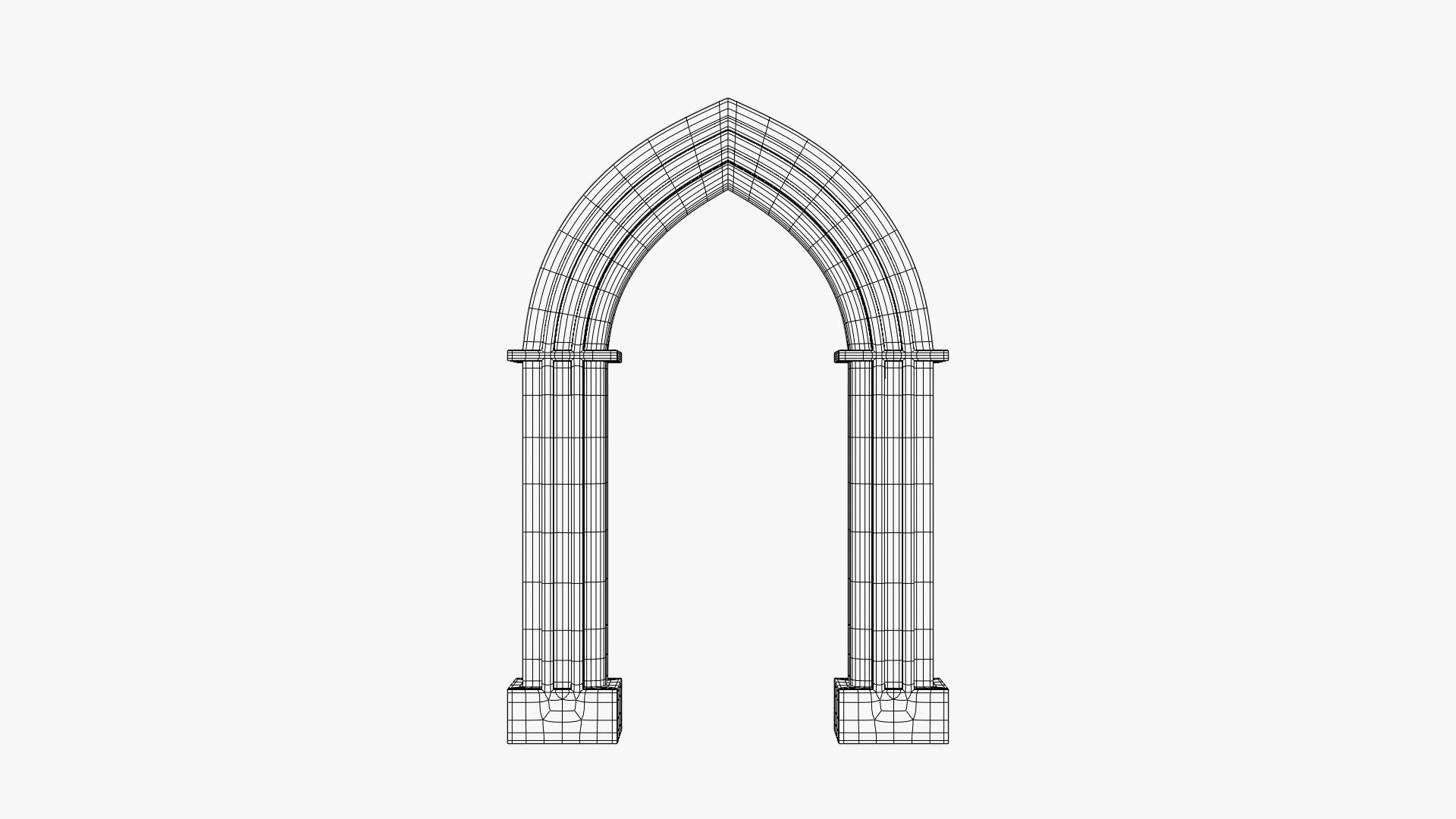 Medieval Gothic Arch 3D Model 3D Model 3D Model - TurboSquid 2386896
