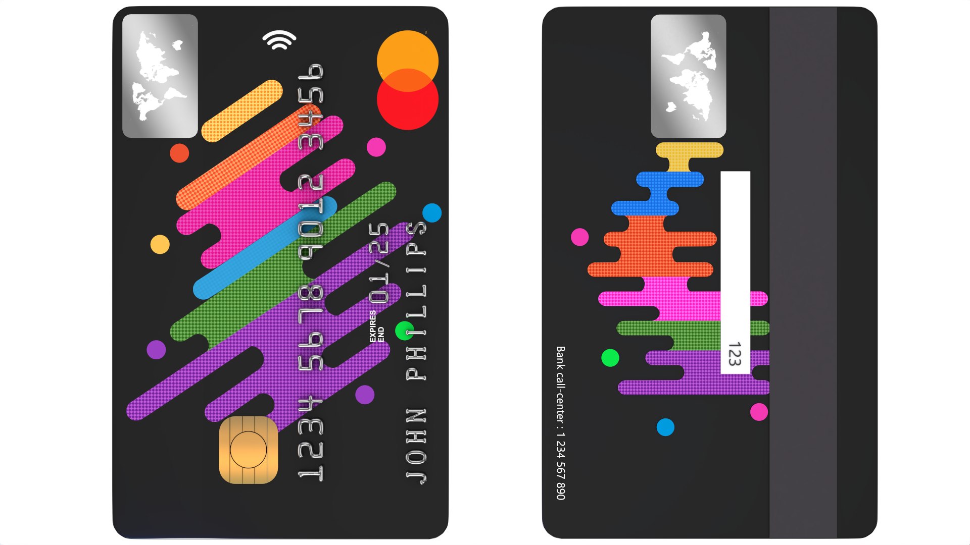 3D Model Credit Card - TurboSquid 2194227
