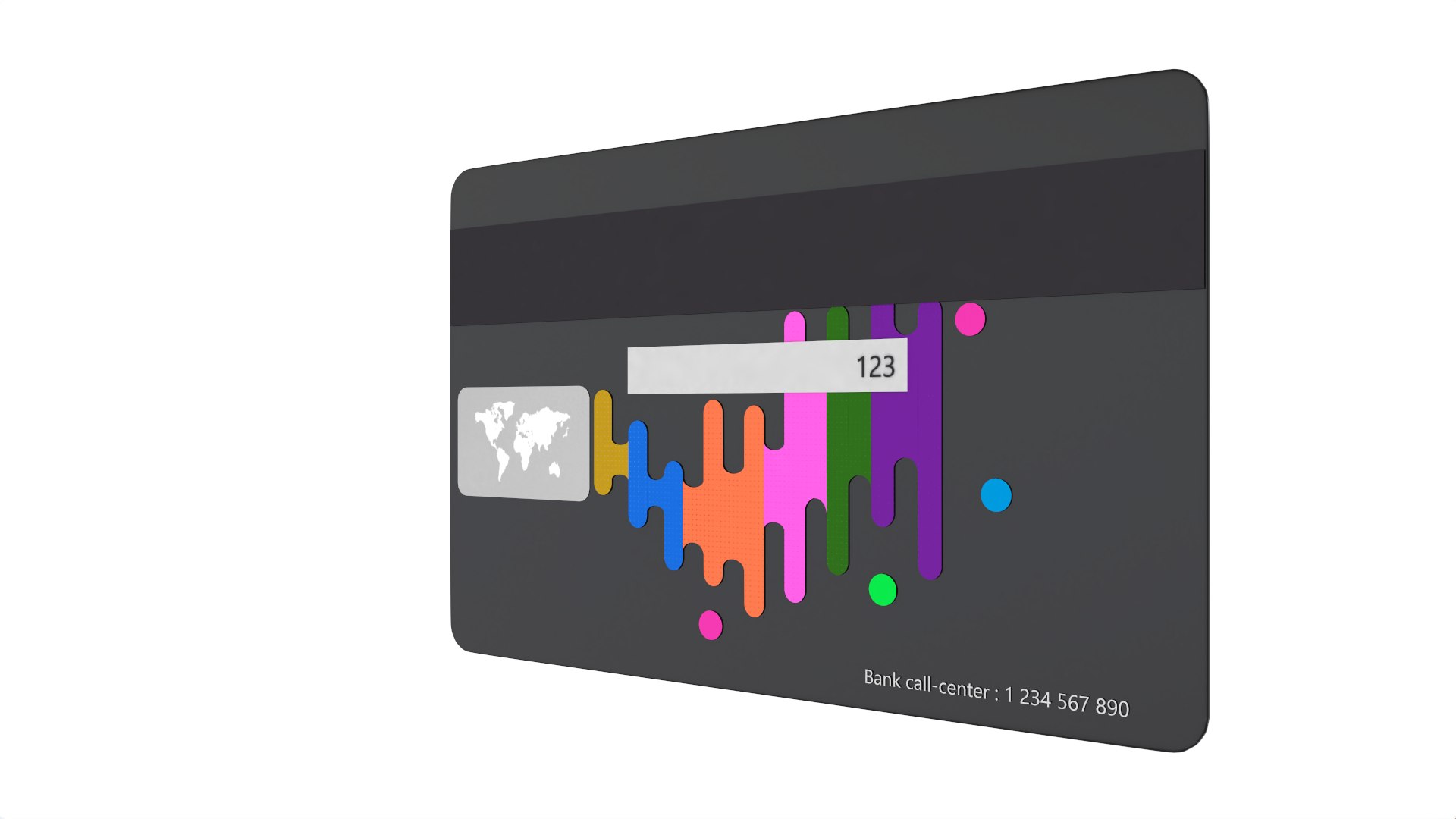 3D Model Credit Card - TurboSquid 2194227