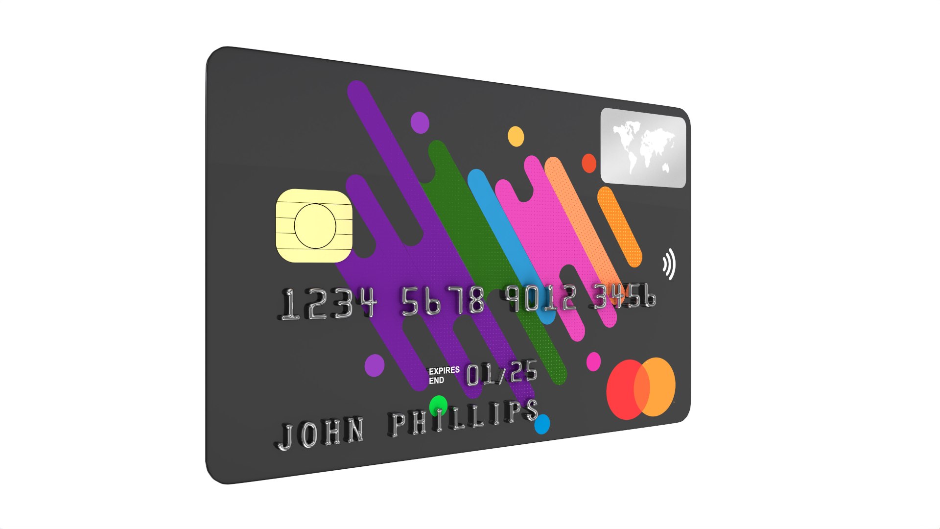 3D Model Credit Card - TurboSquid 2194227