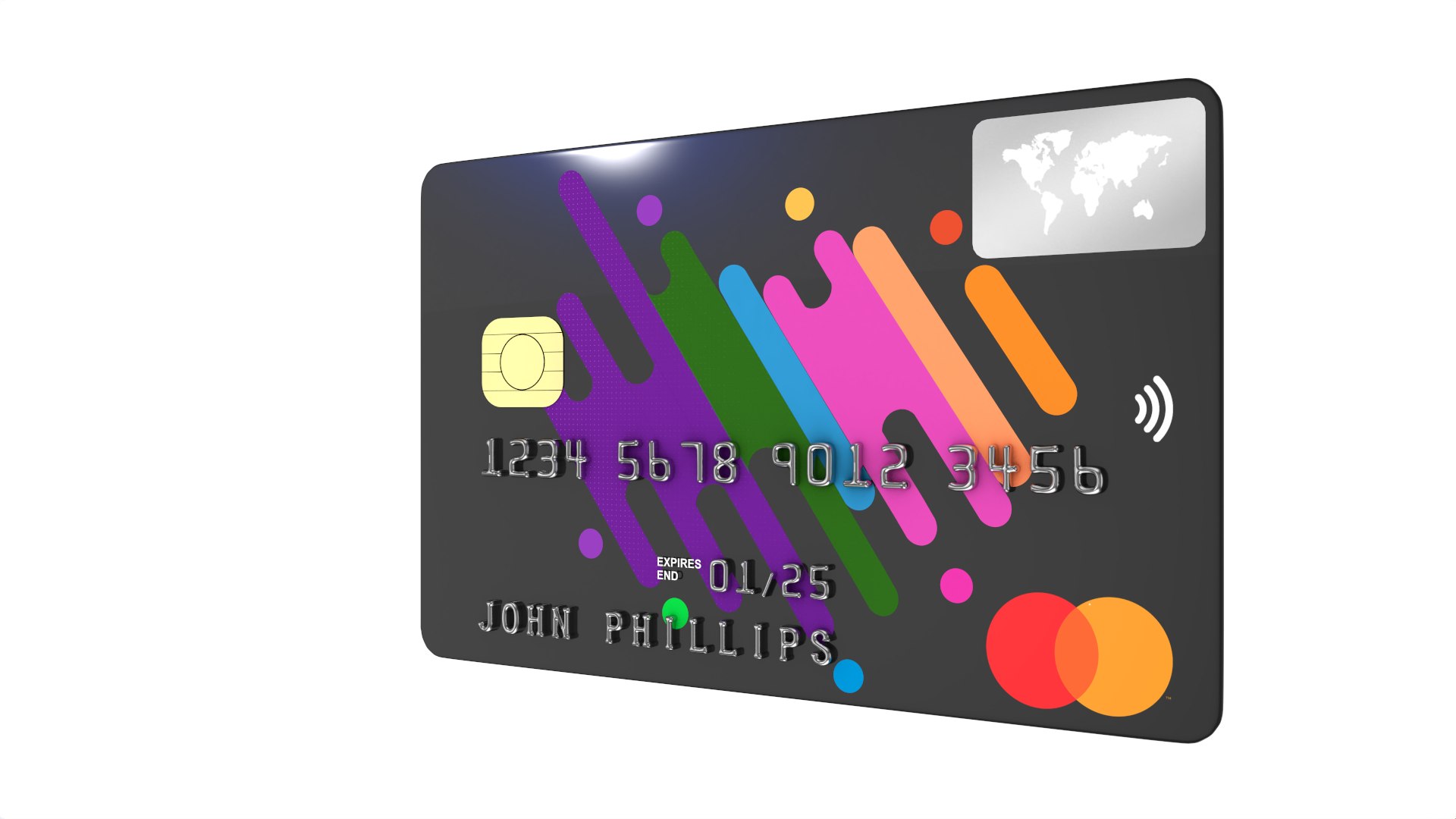 3D Model Credit Card - TurboSquid 2194227