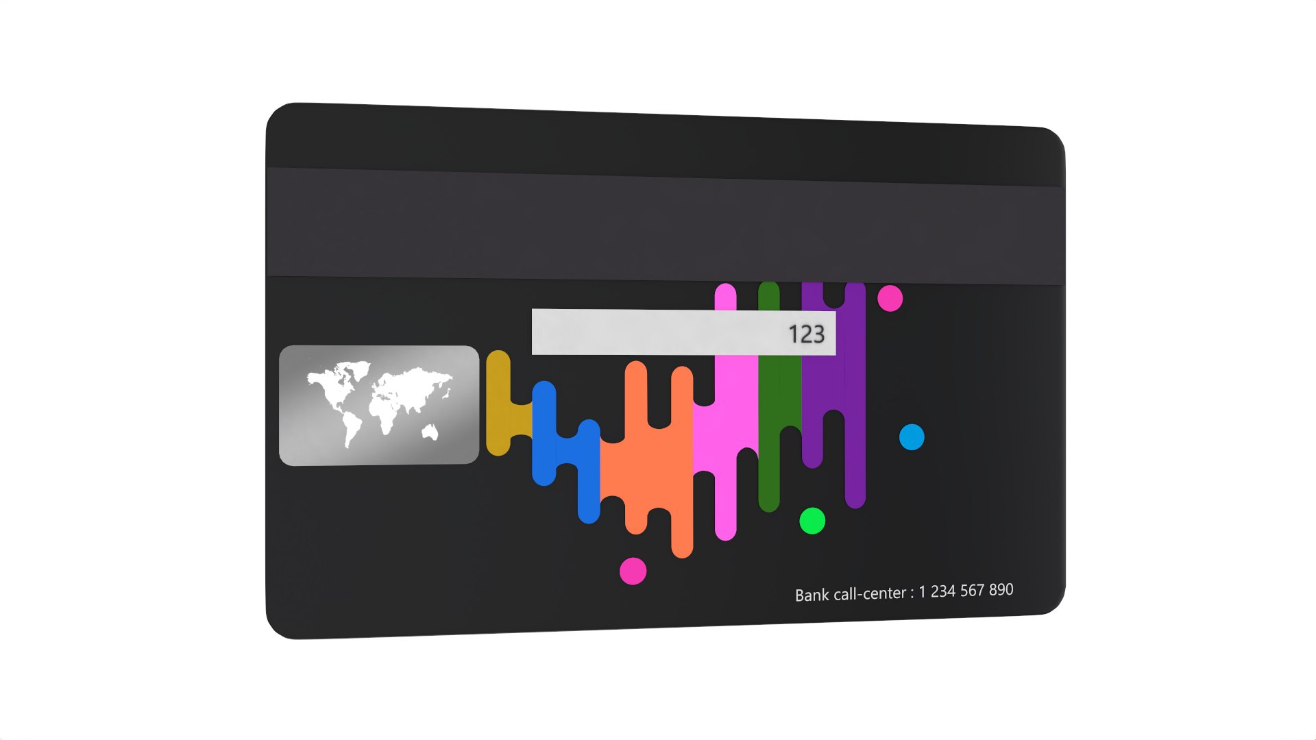 3D Model Credit Card - TurboSquid 2194227