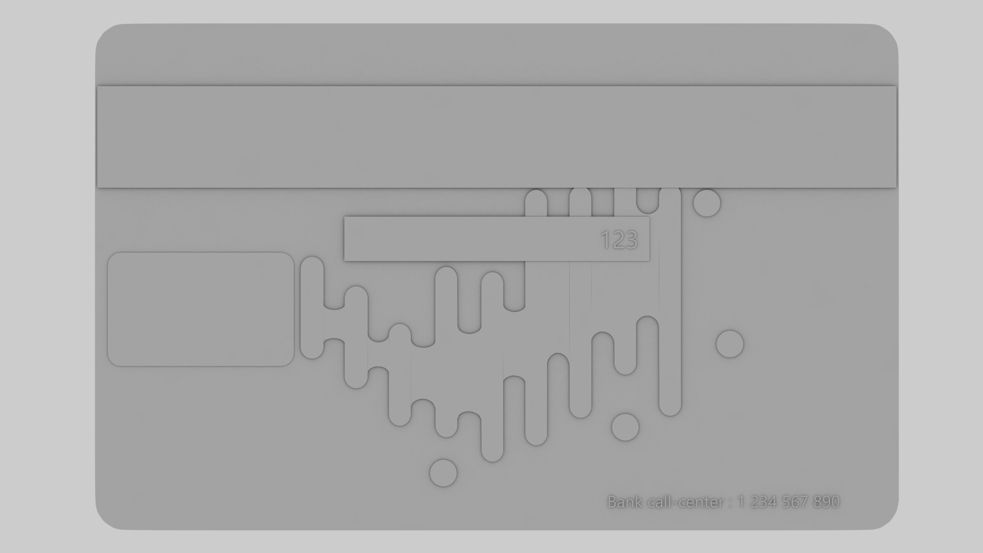 3D Model Credit Card - TurboSquid 2194227