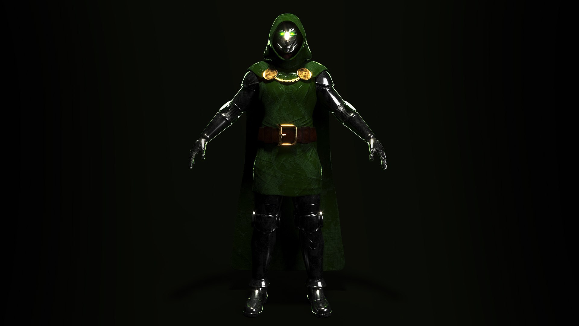 Doctor Doom - Dr Doom Concept Low-Poly 3D Model 3D Model - TurboSquid 2344021