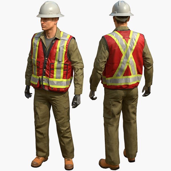 Workman engineer 3D model - TurboSquid 1256677