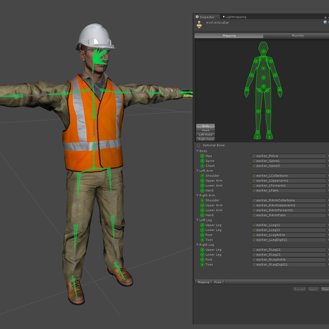 3d Safety Worker Rig