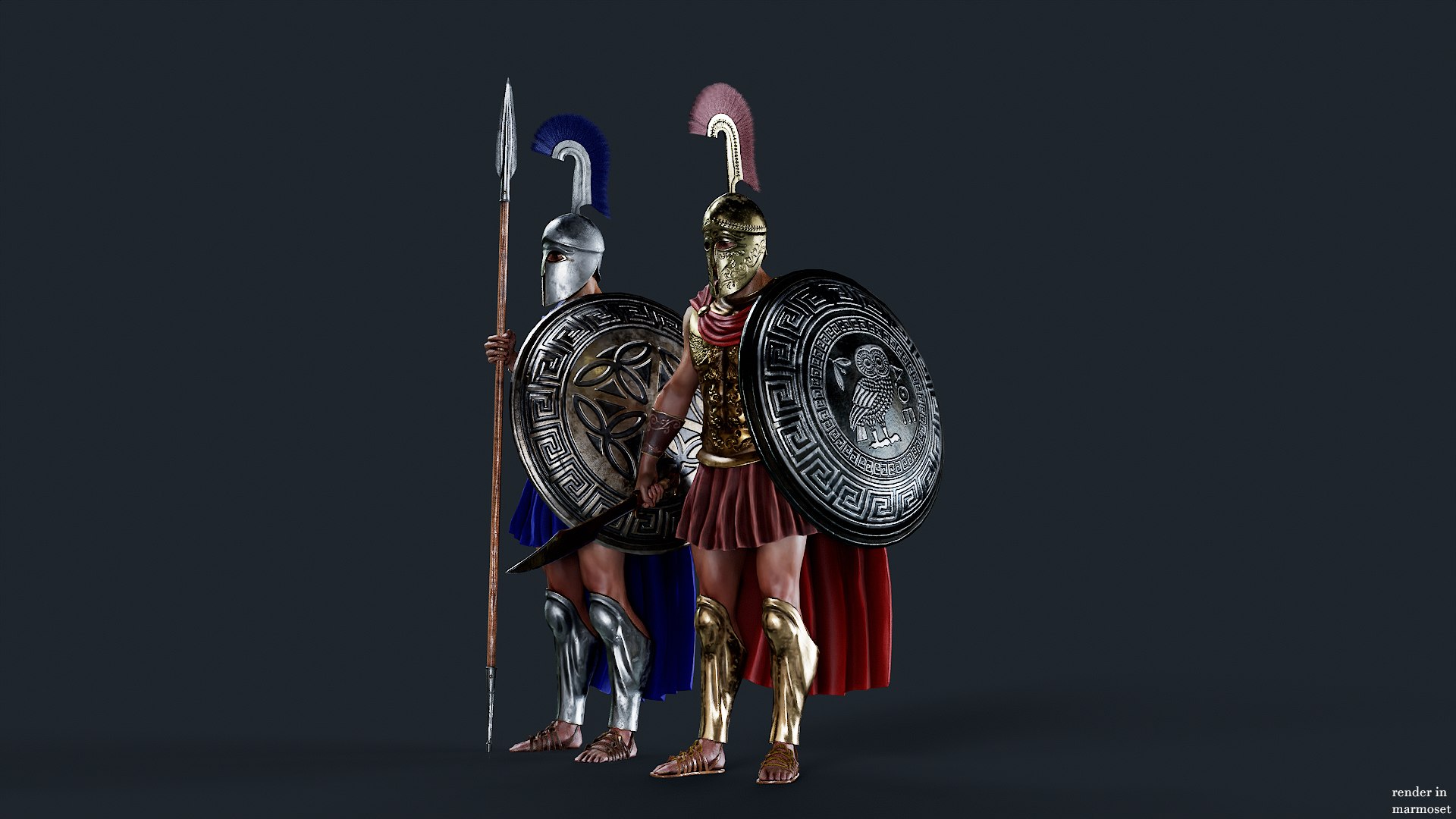 SPARTAN ROYAL HOPLITE R 3D - TurboSquid 2418334