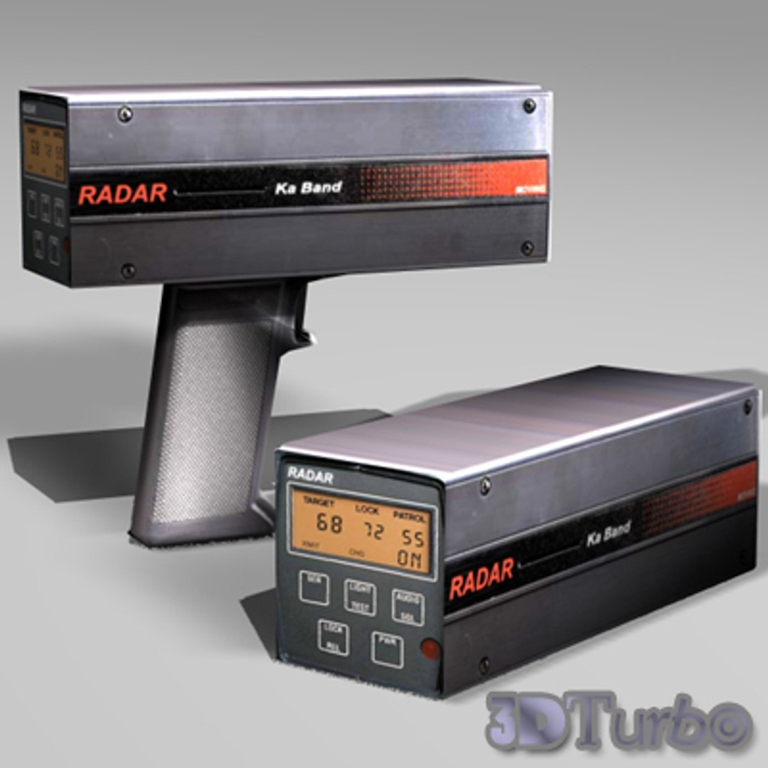 Police Radar Gun 3d Model