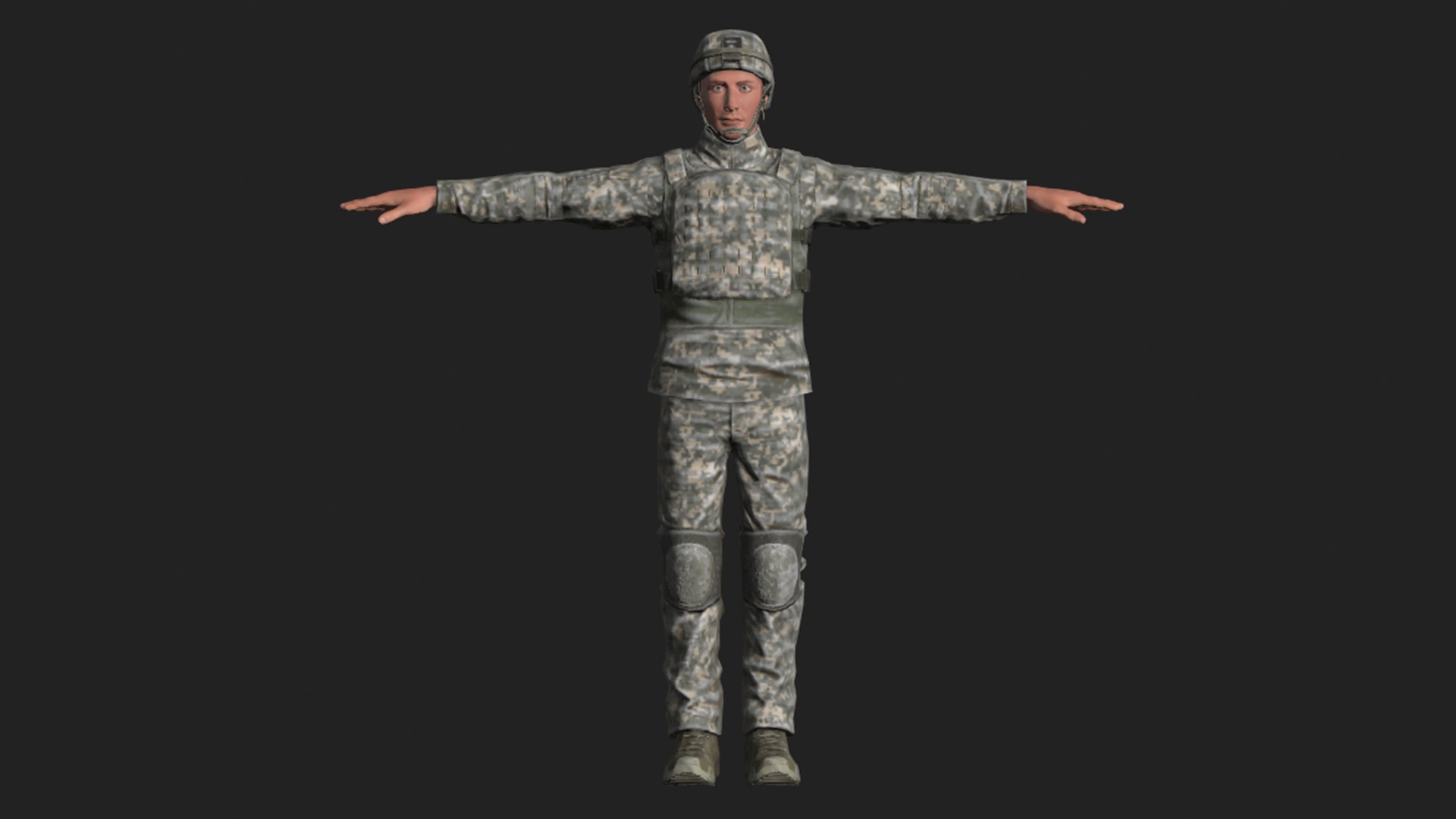 3D Military Generic Soldier Model - TurboSquid 1661358