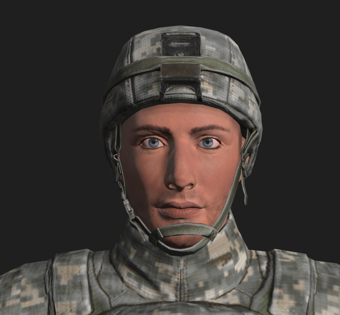 3D Military Generic Soldier Model - TurboSquid 1661358