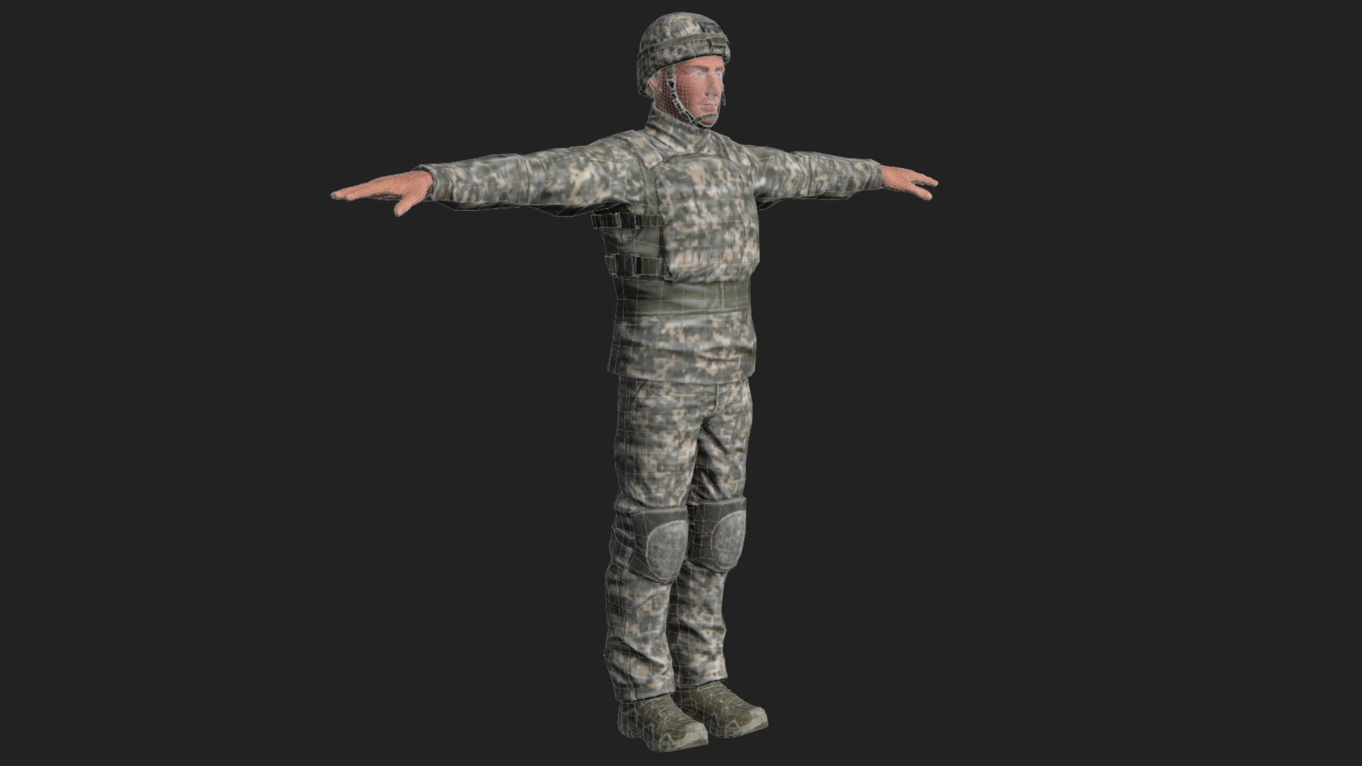 3D military generic soldier model - TurboSquid 1661358
