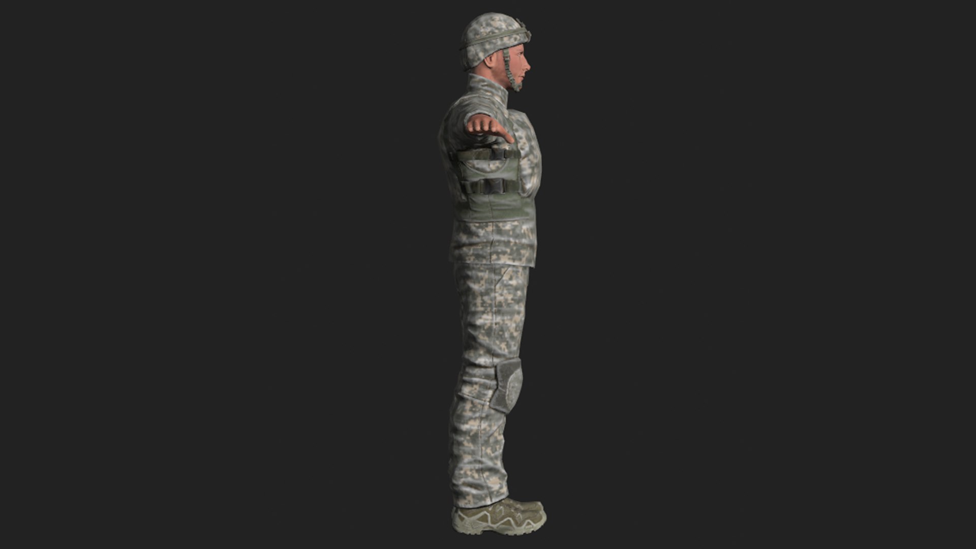 3D Military Generic Soldier Model - TurboSquid 1661358