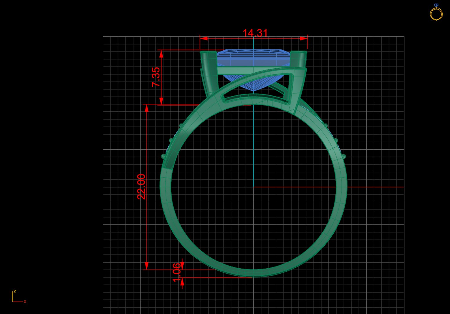 Ring 3D Model - TurboSquid 2186895