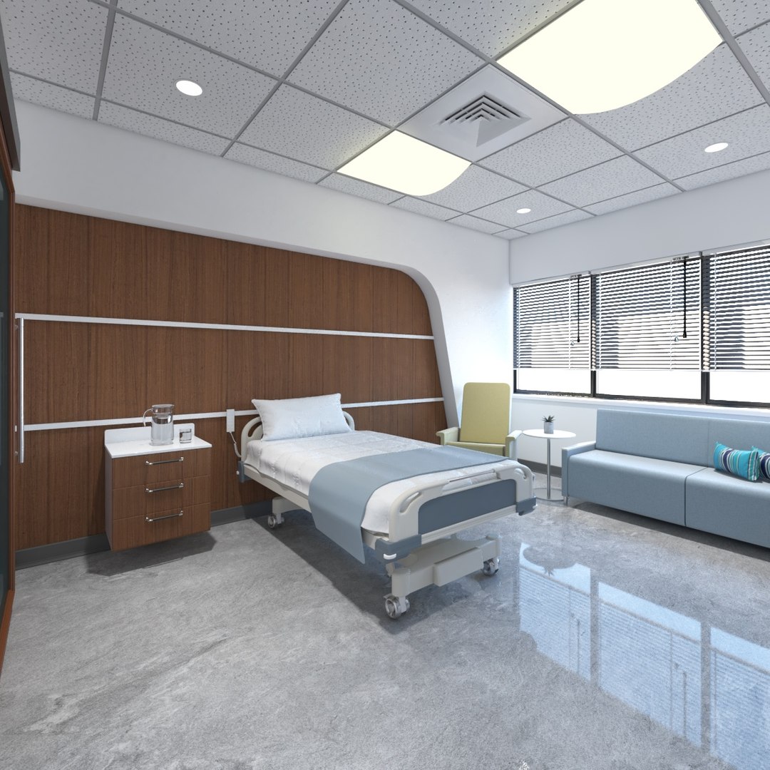 3D Hospital Room Model - TurboSquid 1465047