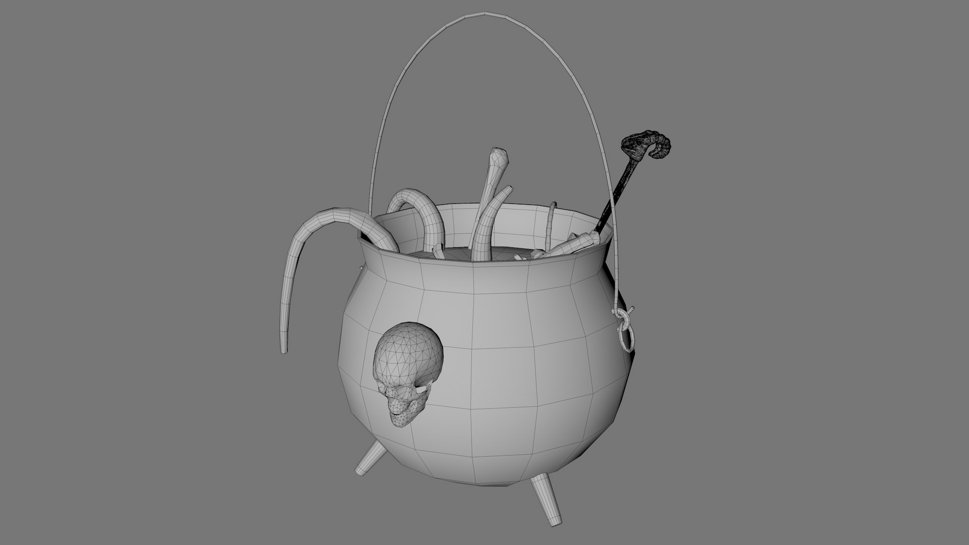 3D Witch Cauldron - TurboSquid 1962111