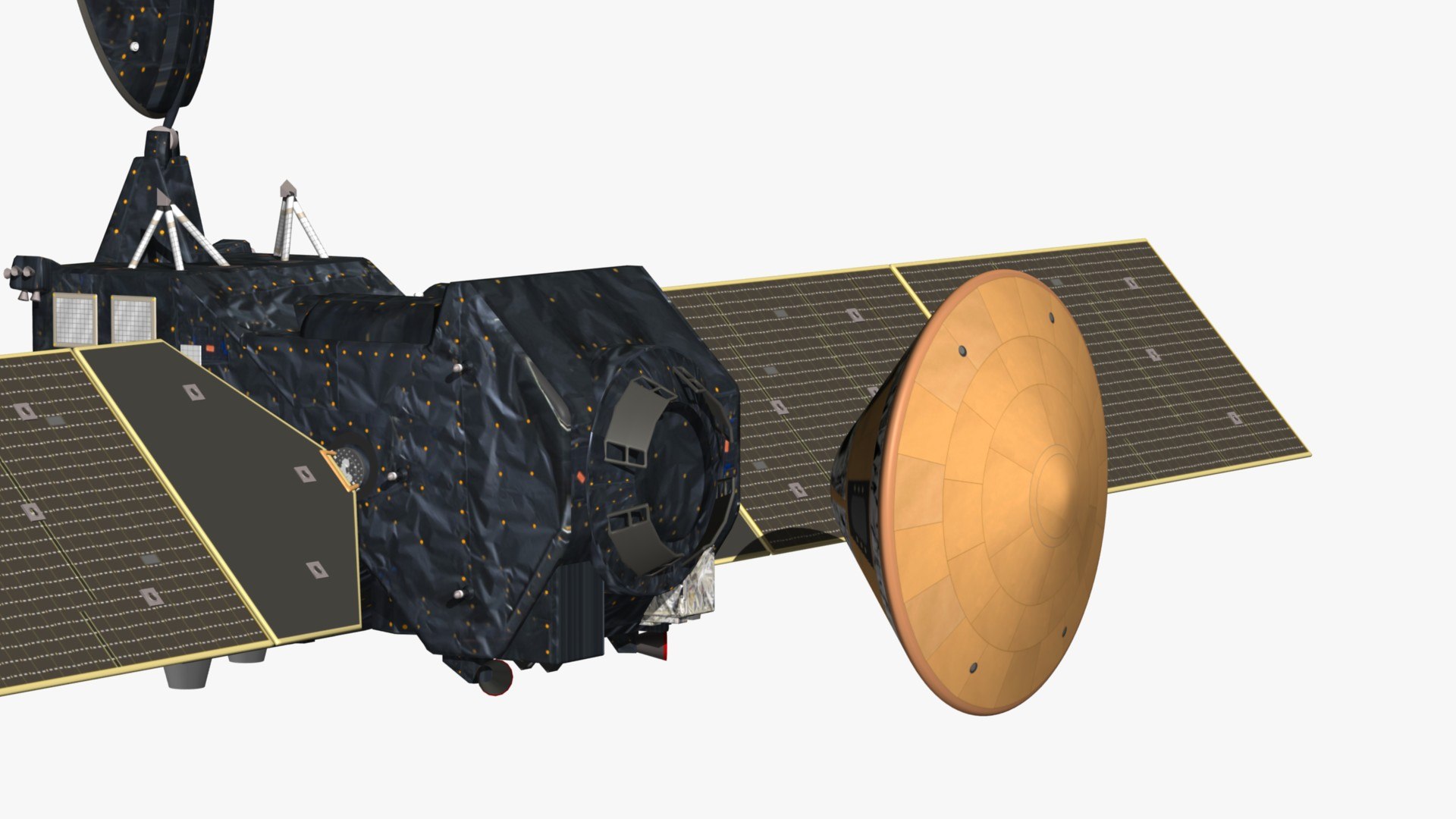 3d Model Exomars Tgo Mars