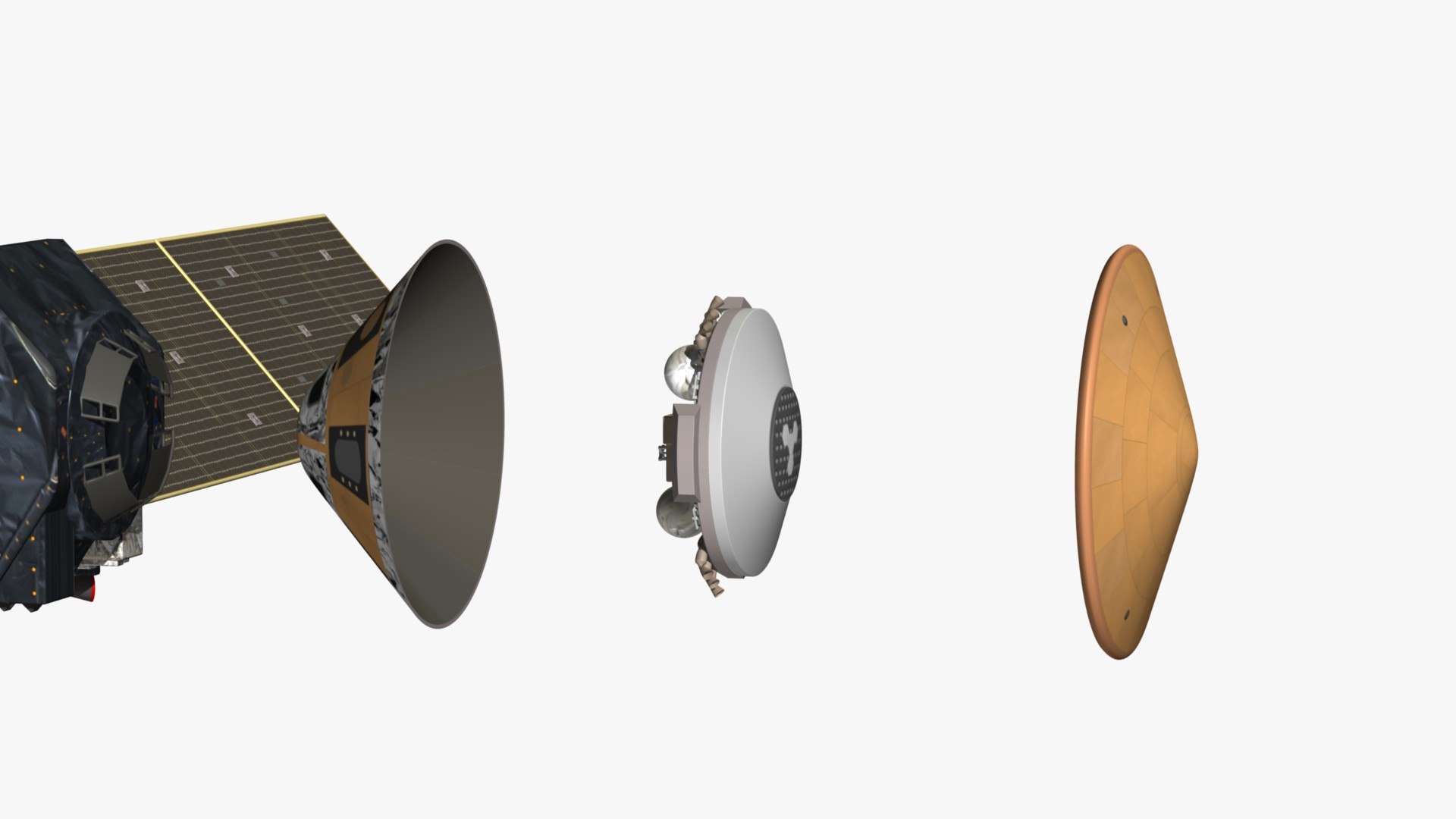 3d Model Exomars Tgo Mars