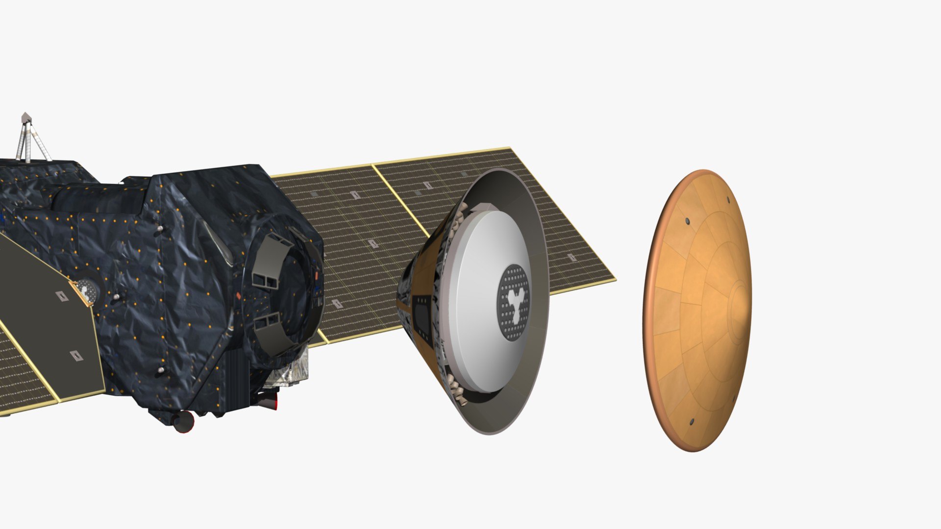 3d Model Exomars Tgo Mars