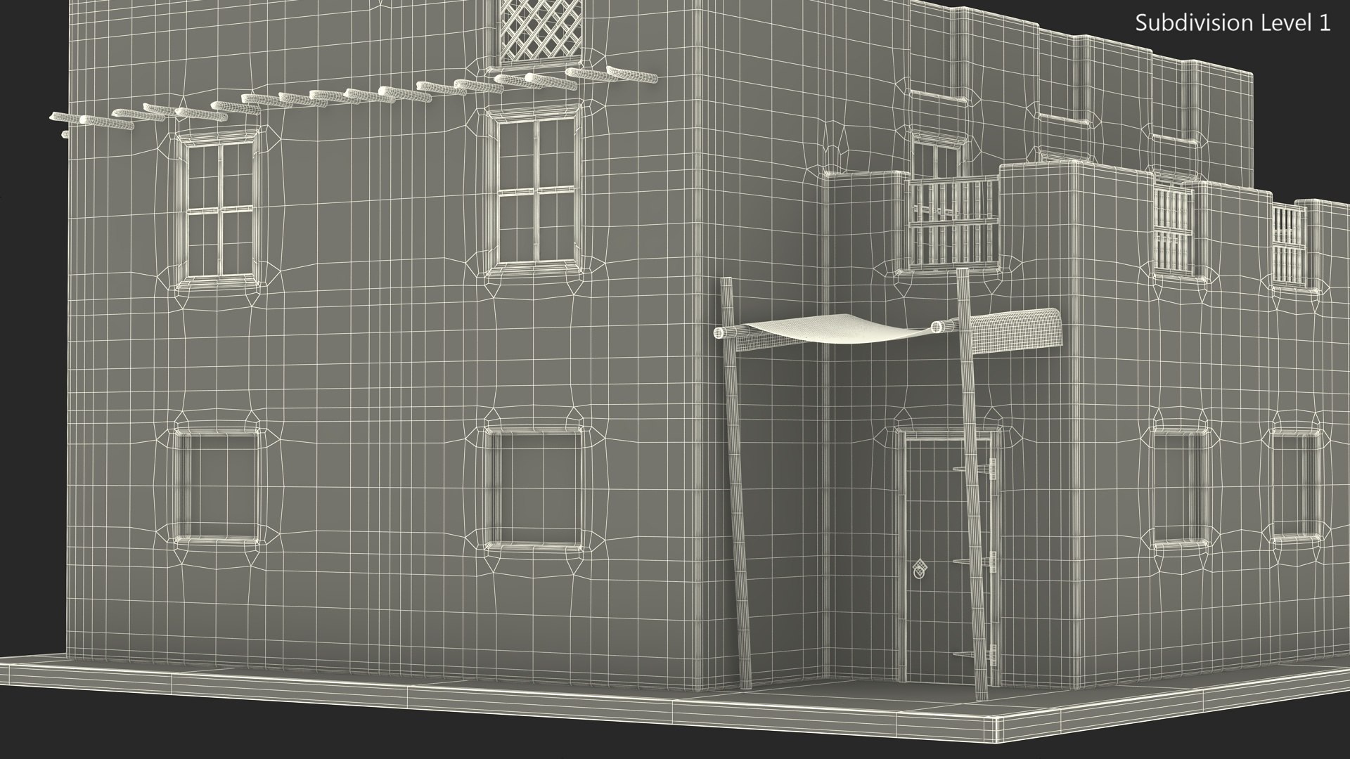 Cartoon Middle Eastern Style Building Model - TurboSquid 2277666