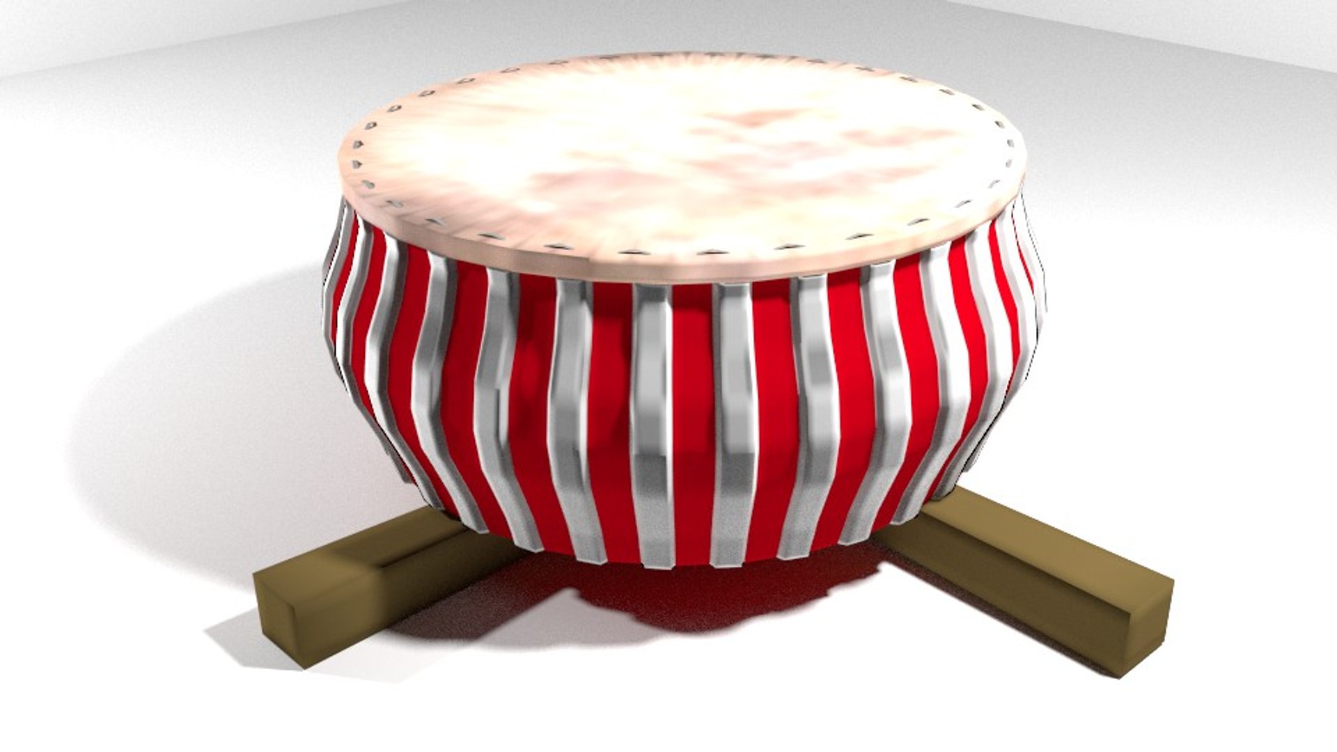 3d rebana musical instrument