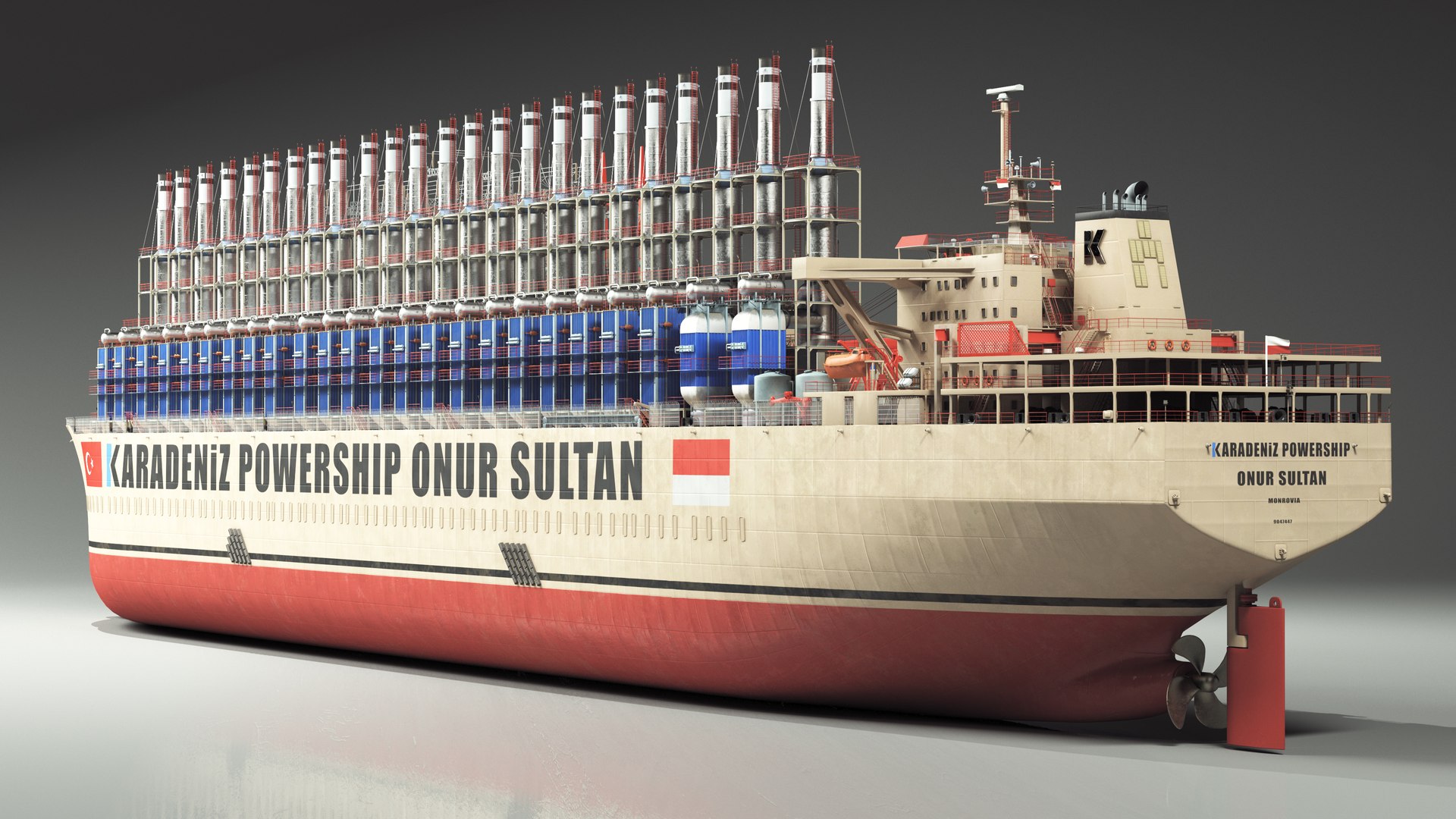 3D model Karadeniz Powership Onur Sultan - TurboSquid 2114724