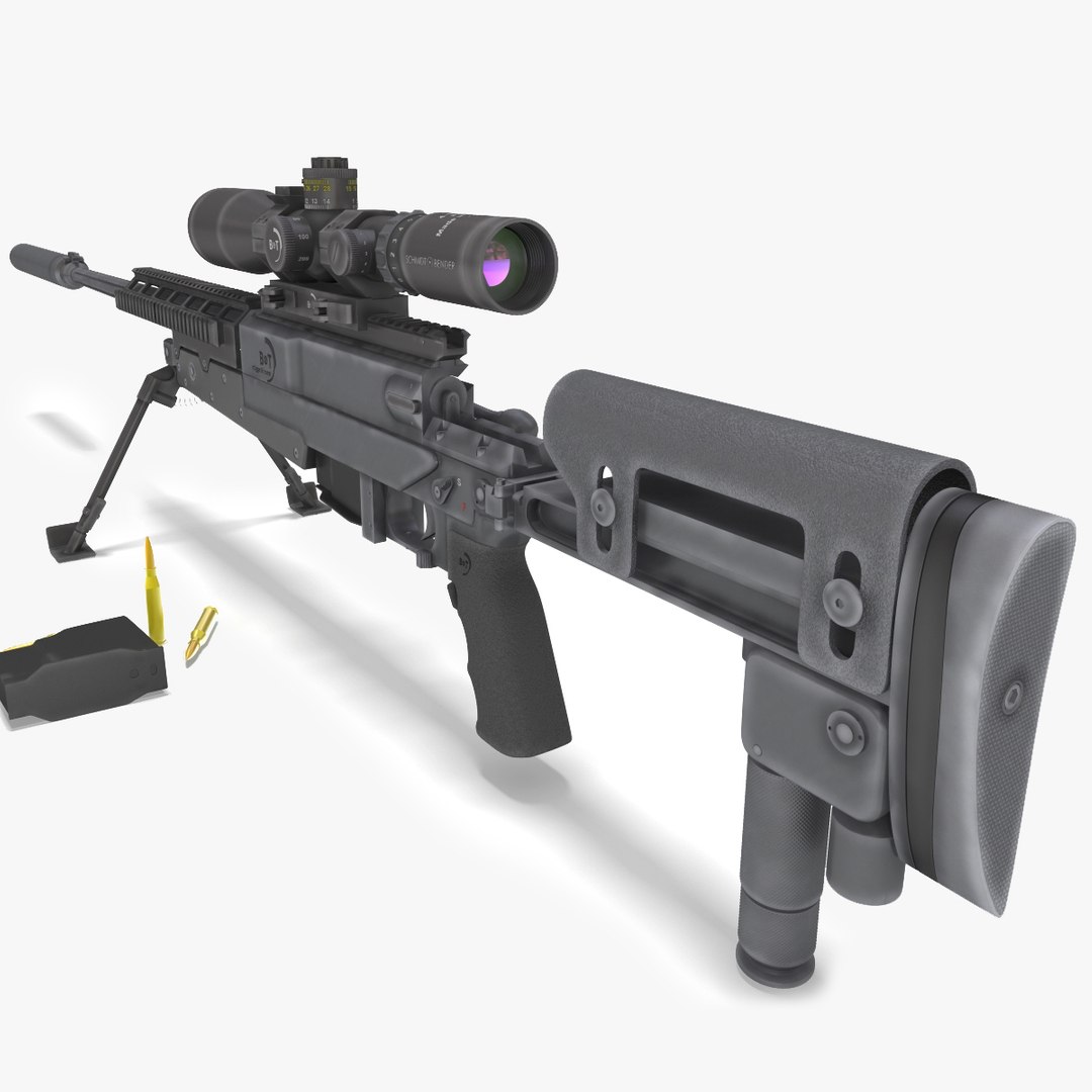 precision rifle apr 308 3d max
