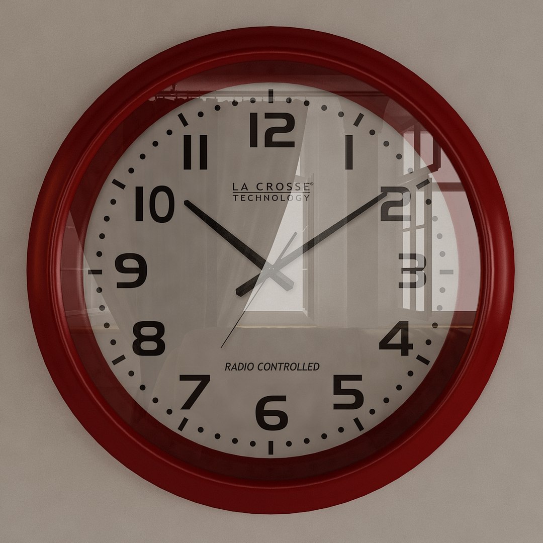 3d wall clock model