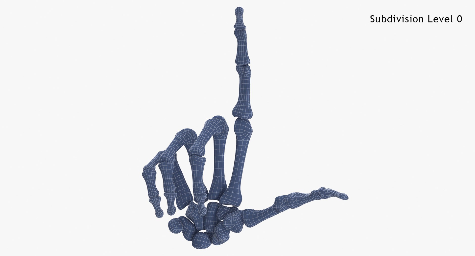 3D Human Hand Bones Loser - TurboSquid 1612138